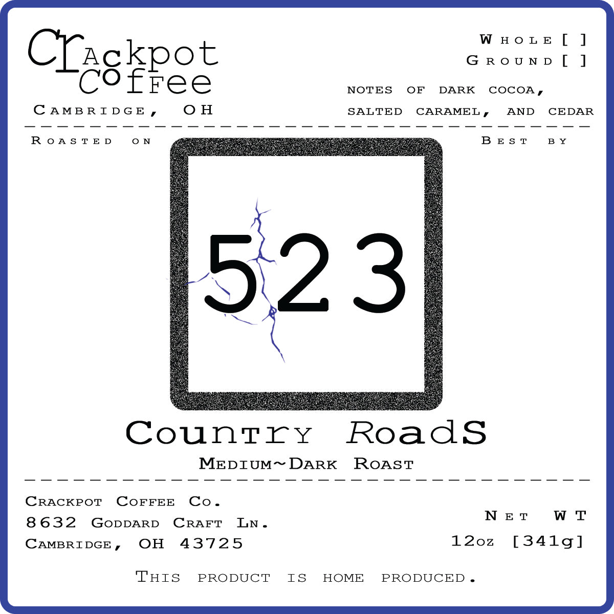 Country Roads – CrackpotCoffee