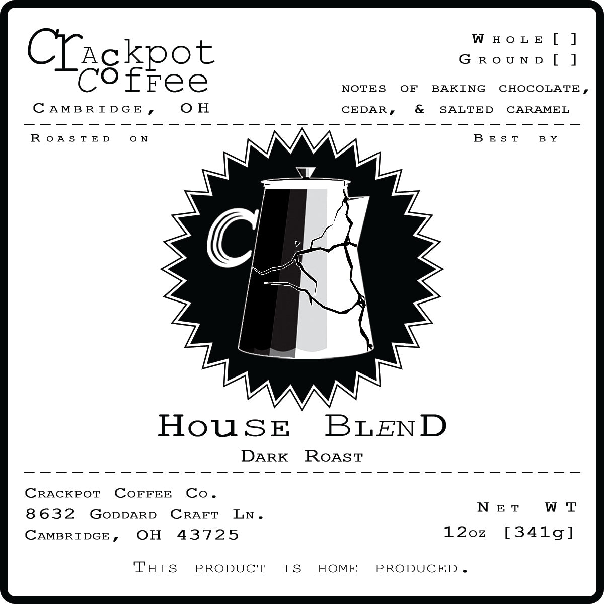 House Blend – CrackpotCoffee
